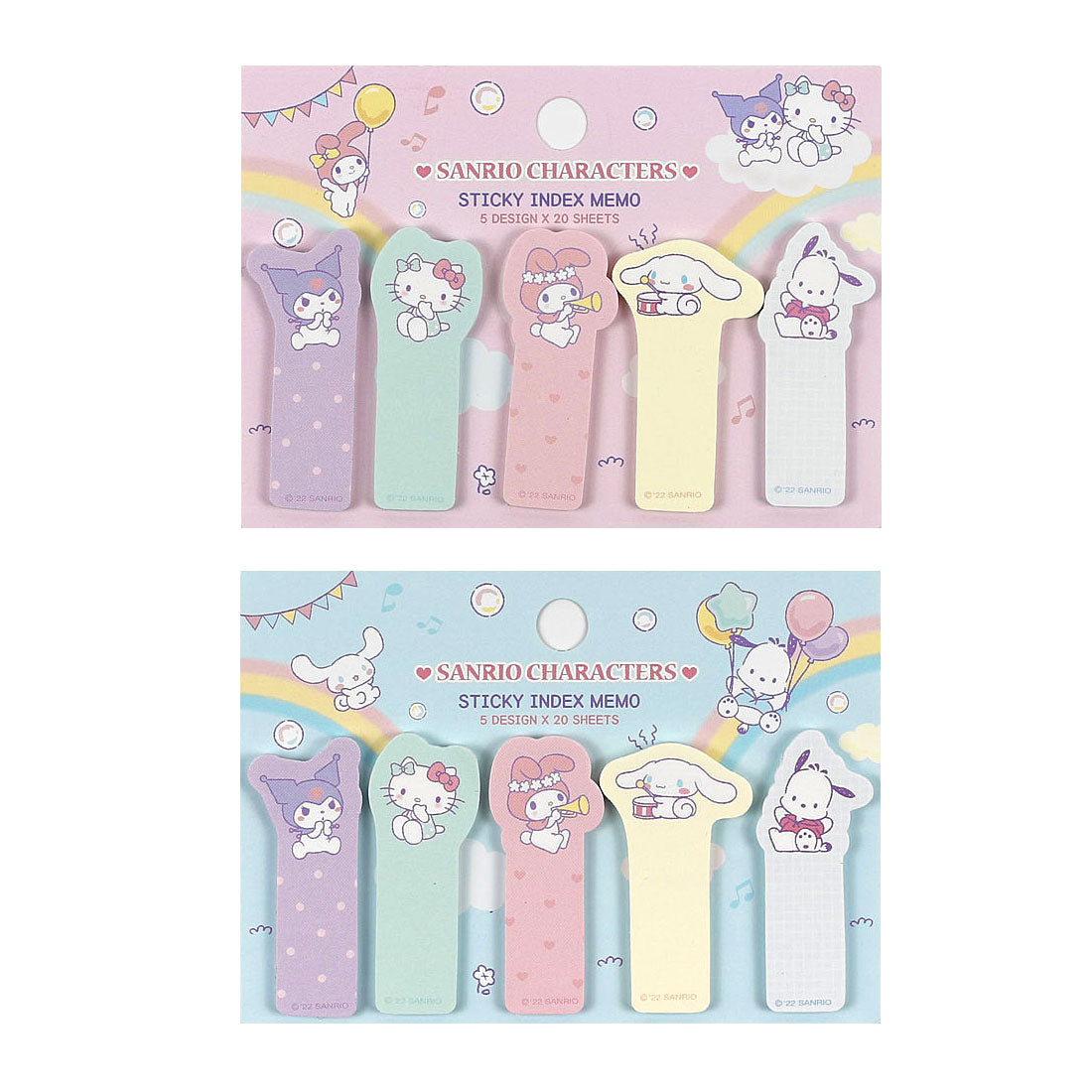 [SANRIO] Sticky Index Memo Set Note Pad with Sanrio Characters ...