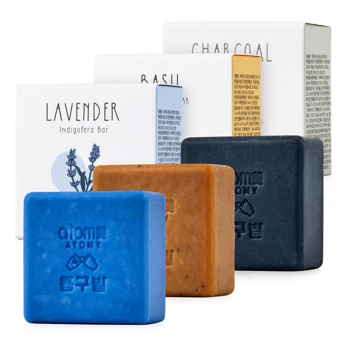 [ATOMY] Cleansing Bar, Face and Body Soap Cleanser 3pcs Set I GASHINA ...